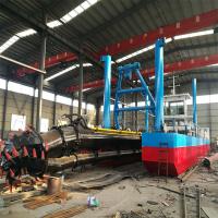 China 6 Inch Full Hydraulic Small Mud Slurry Dredging Boat Compact for sale