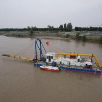 China 10 Inch Jet Suction Dredger With 1400 Cbm Per Hour Water Flow For Sand Mining for sale