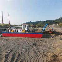China Customizable 15m Pumping Depth Cutter Suction Dredger With 900 Cbm/h Solid Capacity And 193kw Cummins Engine for sale