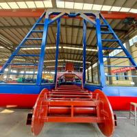 China Chain Bucket Dredger Machine 120-150m³/h Capacity 15m Depth for sale
