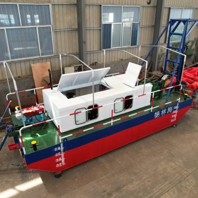 China Small Jet Sand Dredger Boat  With 100 M3/H  Soild Capacity for sale