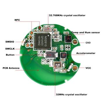 China BLE 5.0 Wireless Bluetooth Beacon Tag Nordic 52810 For Parking Management for sale