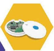 China BLE 5.0 80 Meters Bluetooth Beacon Tag IP67 For Indoor Positioning for sale