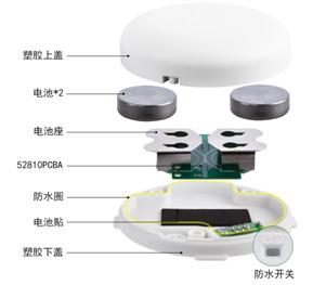 China 3.6V 2480MHz Bluetooth Beacon Tag With Temperature And Humidity Sensors for sale