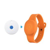 China Portable IP67 Bluetooth Beacon Tag , NRF52832 Wristband Beacon for sale