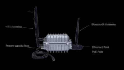 China Bluetooth 5 100 Meters 4G LTE Gateway , MTK BLE Beacon Gateway for sale