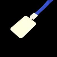 China 50 Meters 2.4GHz BLE Beacon ID Card For Supermarket Management for sale
