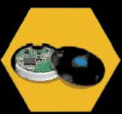 China KC Approved 2480MHz BLE Beacon Tag , 80 Meters Bluetooth Smart Tag for sale