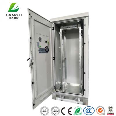 China 40U Outdoor Telecom Cabinet , outdoor 19 inch rack cabinet With Air Conditioner for sale
