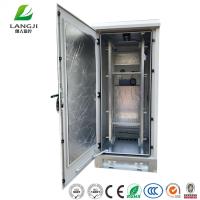 China 37U 40U Outdoor Telecom Cabinet , 19 Inch Rack Outdoor Battery Enclosure for sale