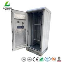 China 37U 40U Outdoor Telecom Cabinet , 19 Inch Rack Outdoor Battery Enclosure for sale