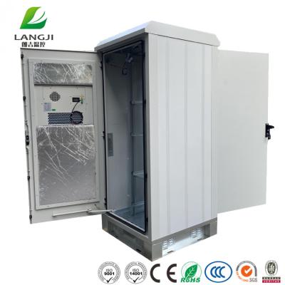 China 37U 40U Outdoor Telecom Cabinet , 19 Inch Rack Outdoor Battery Enclosure for sale