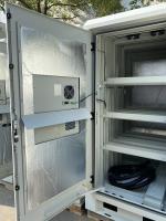 China RAL7035 Grey Steel Outdoor Power Supply Enclosure for sale