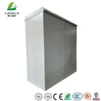 China Two Compartments Outdoor Battery Cabinets , External Telecoms Cabinet for sale