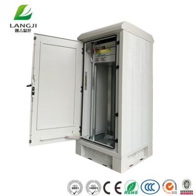 China Color Coated Steel Outdoor Telecom Cabinet , 19