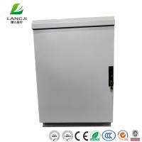 China Metal Weatherproof 14U Outdoor Pole Mount Enclosure for sale