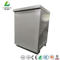 China Metal Weatherproof 14U Outdoor Pole Mount Enclosure for sale