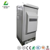China Double Layer 30U Outdoor Telecom Cabinet With Heat Exchanger for sale