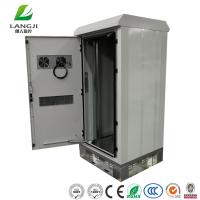 China Double Layer 30U Outdoor Telecom Cabinet With Heat Exchanger for sale