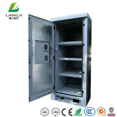 China Double Wall Outdoor Battery Cabinets With DC Air Conditioner for sale