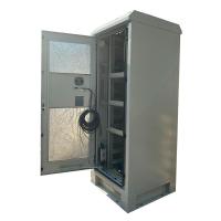 China 42U Double Wall Floor Standing Outdoor Telecom Cabinet for sale