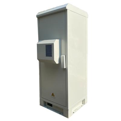 China 42U Double Wall Floor Standing Outdoor Telecom Cabinet for sale