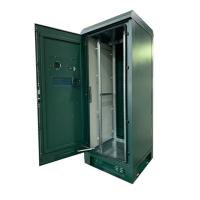 China Galvanized Steel Outdoor Telecom Enclosure , Outdoor 19 Inch Rack Cabinet With Filter for sale