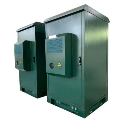 China Galvanized Steel Outdoor Telecom Enclosure , Outdoor 19 Inch Rack Cabinet With Filter for sale