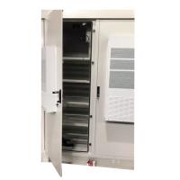 China Double Door Telecommunication Cabinet , Outdoor 19 Rack Cabinet for sale