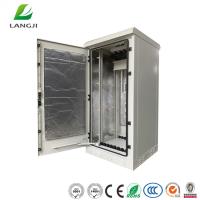 China Climate Controlled Nema Outdoor Telecom Enclosures Single Bay for sale