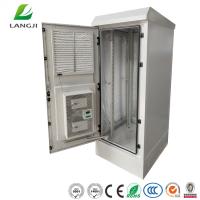 China Climate Controlled Nema Outdoor Telecom Enclosures Single Bay for sale