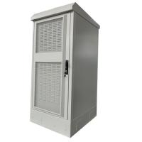 China IP55 19 Inch Rack Outdoor Telecom Cabinet With Centrifugal Fan for sale