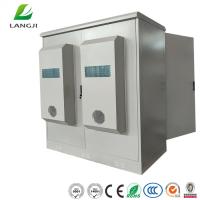 China Double Bay Outdoor Telecom Cabinet Integrated Aluminum IP55 for sale