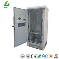 China Galvanized Steel 19 Inch Rack Outdoor Battery Cabinet For Telecommunication for sale