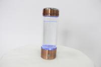China 1500mAh Hydrogen Rich Water Bottle 558g Portable Bronze Coloured Health Cup for sale