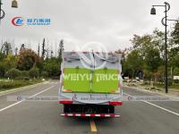 China Dongfeng 6cbm Stainless Steel 4-Brush Street Sweeper Truck Cummins 125HP for sale