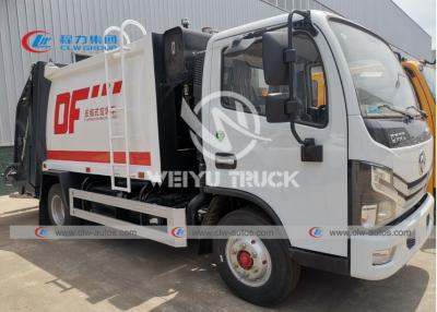 China Dongfeng 6cbm Garbage Compactor Truck Q235 Carbon Steel Anti-Corrosive ISO CCC Sanitation Waste Disposal for sale