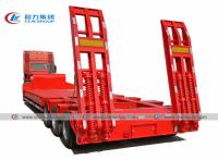 China 3 Lines 6 Axles Low Loader Lowboy Semi Trailer 100T 120T for Excavators for sale