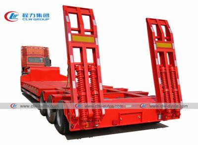 China 3 Lines 6 Axles Low Loader Lowboy Semi Trailer 100T 120T for Excavators for sale