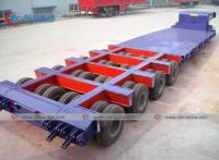 China 3 Lines 6 Axles Low Loader Lowboy Semi Trailer 100T 120T for Excavators for sale