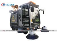 China Electric 4 Wheel 5 Brush Community Road Sweeper 1900mm Width 48V 100Ah with Fog Cannon for sale