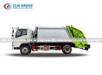 China SINOTRUK HOWO 8 CBM Waste Compactor Truck Rear Loader Compressed Garbage Truck 116 HP for sale