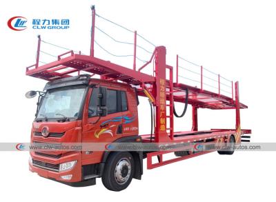 China FAW 4x2 6 Wheels RHD Car Hauler Truck 12000x2550x3900 mm 5-6 Units Cars Transporter for sale