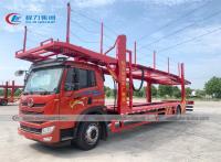 China FAW 4x2 6 Wheels RHD Car Hauler Truck 12000x2550x3900 mm 5-6 Units Cars Transporter for sale
