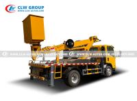 China ISUZU 16m Telescopic Aerial Platform Truck Boom Lift Cherry Picker 4495kg GVWR for sale