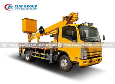 China ISUZU 16m Telescopic Aerial Platform Truck Boom Lift Cherry Picker 4495kg GVWR for sale