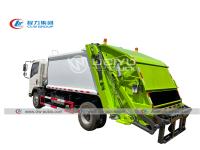 China HOWO Cummins Diesel Engine Waste Compaction Truck 8m3 Self Loading Unloading for sale