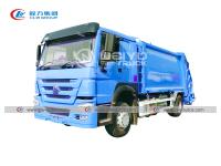 China Right Hand Drive HOWO 14cbm 290HP Rear Loader Garbage Compactor Truck Waste Management for sale
