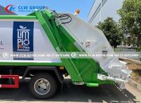 China ISUZU 4x2 5cbm Rear Loader Garbage Truck with Hydraulic System Euro5 for sale
