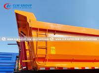 China 4 Axle U Shape Side Lifting Rear Tipping Dump Semi Trailer 30CBM 40 Ton 50 Ton for sale